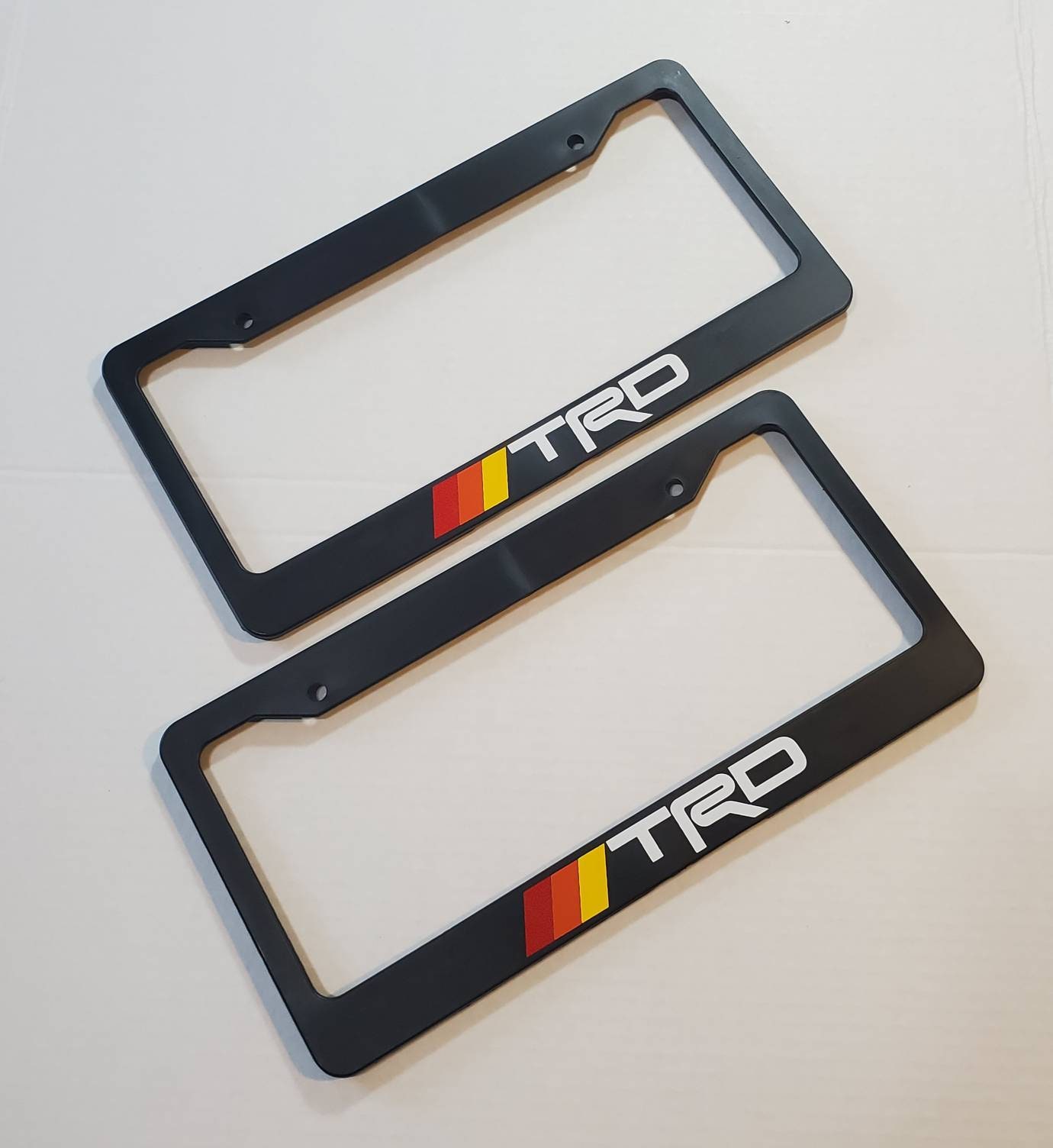 Toyota Retro Style TRD Tri Color Jdm License Plate Frames - Etsy