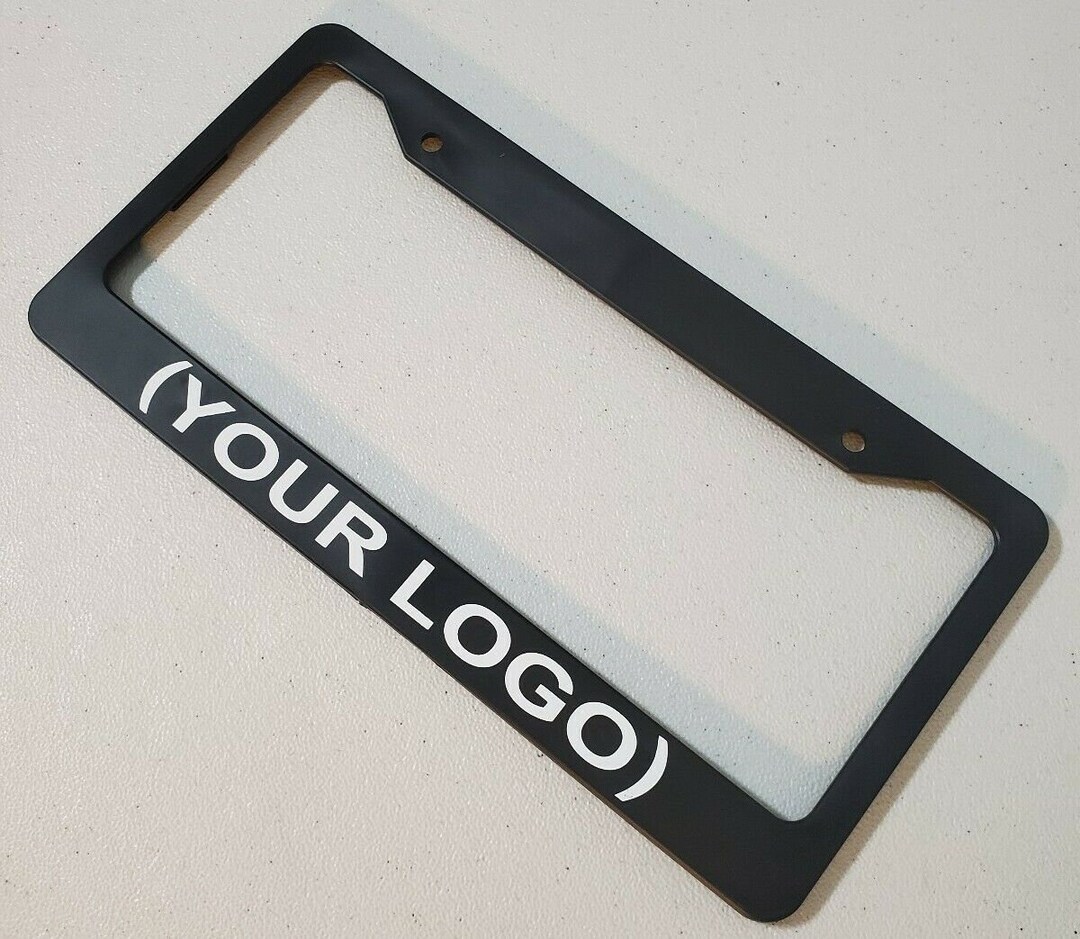 Custom License Plate Frames Your Logo Made to Order - Etsy
