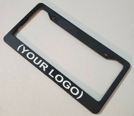 Custom License Plate Frames Your Logo Made to Order | Etsy
