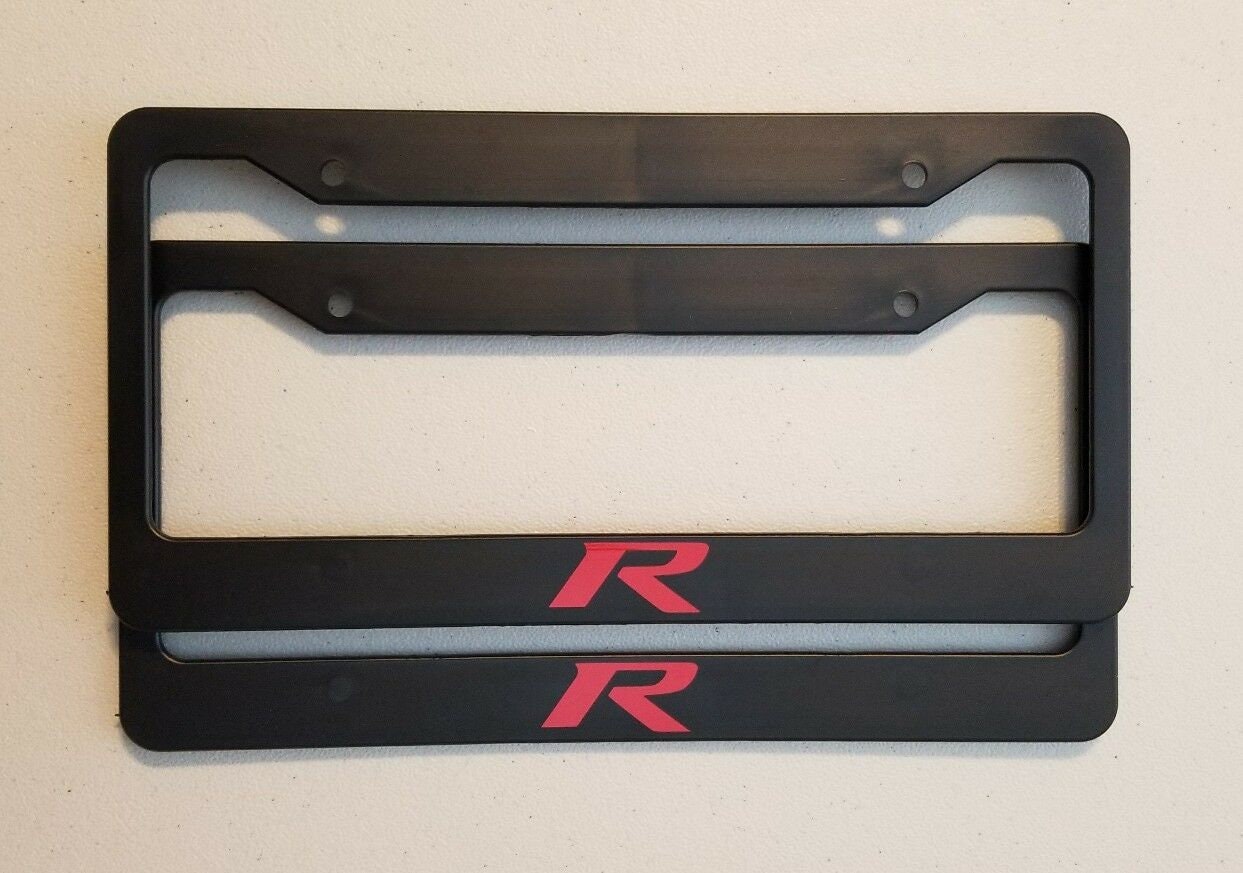 Honda Civic Type R License Plate Frames Jdm Racing Vtech - Etsy