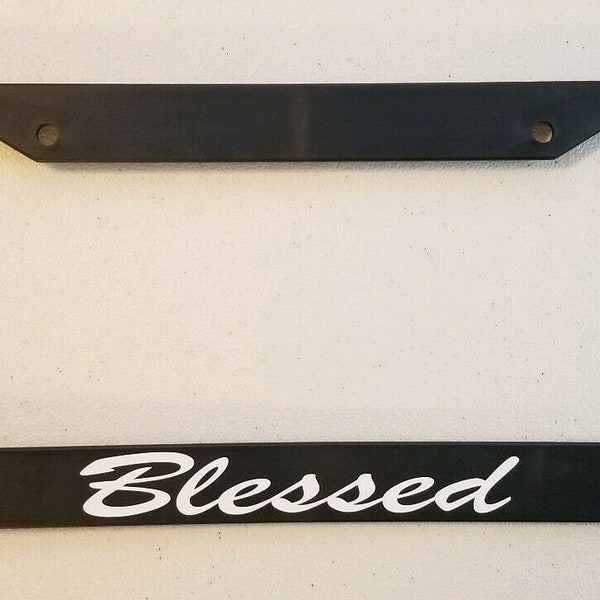 Blessed License Plate - Etsy
