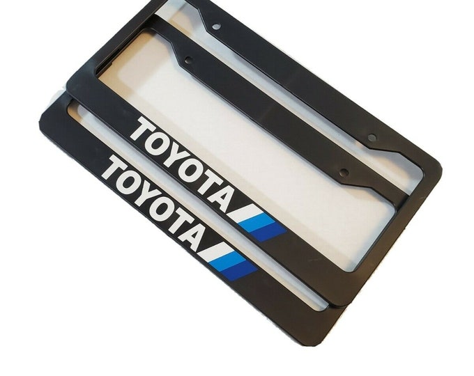 Toyota Trd Tri Color Jdm License Plate Frames 4runner Land Cruiser ...