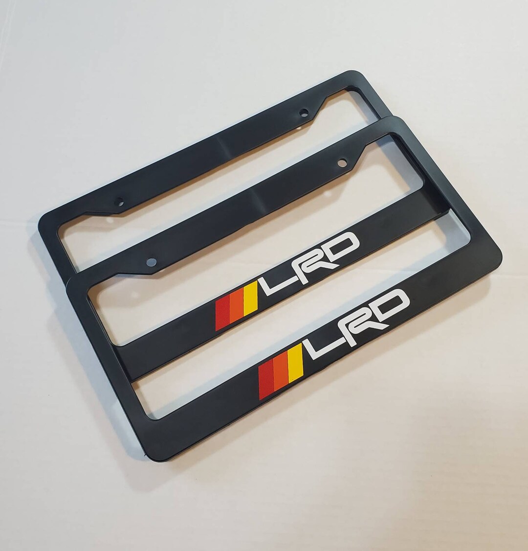 Lexus LRD Retro Style TRD Tri Color Jdm License Plate Frames Lx Gx Rx ...