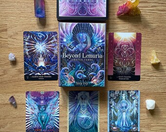 Beyond Lemuria Oracle Cards Kit Card Deck & Guidebook Set Book Tarot ...