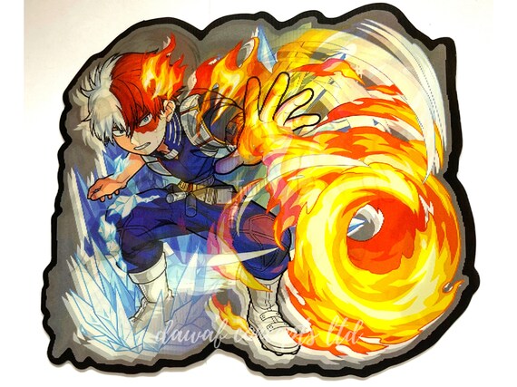 Anime 3D Moving Sticker / Motion Sticker / Decal | Etsy