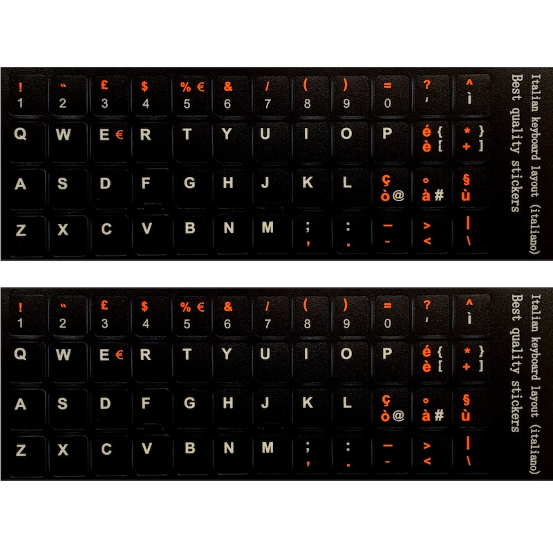 Italian Keyboard Sticker - Etsy UK