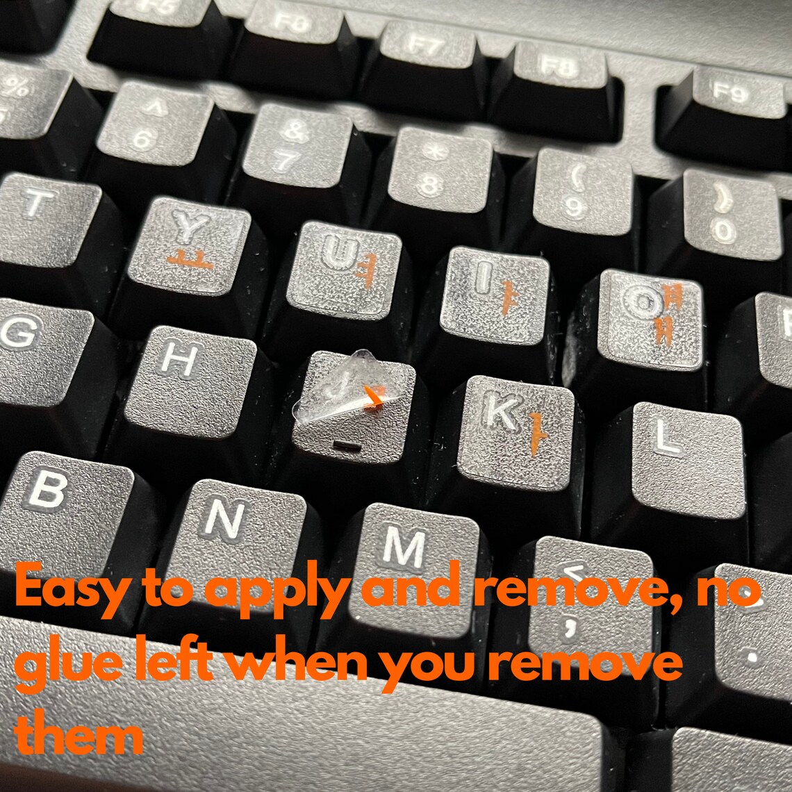 2 Packs Korean Keyboard Stickers Waterproof Replacement - Etsy