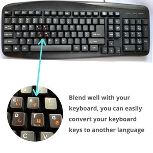 2PCS Japanese Keyboard Sticker Waterproof Replacement Computer Laptop ...