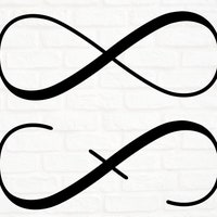 Infinity Symbol SVG Bundle | Clipart & Silhouette Heart Designs ...