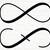 Infinity Sign SVG, PNG, DXF, Eps, Customizable Infinity Symbol, Cut ...