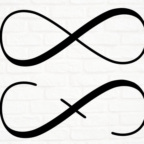 Infinity Sign SVG PNG DXF Eps Customizable Infinity - Etsy