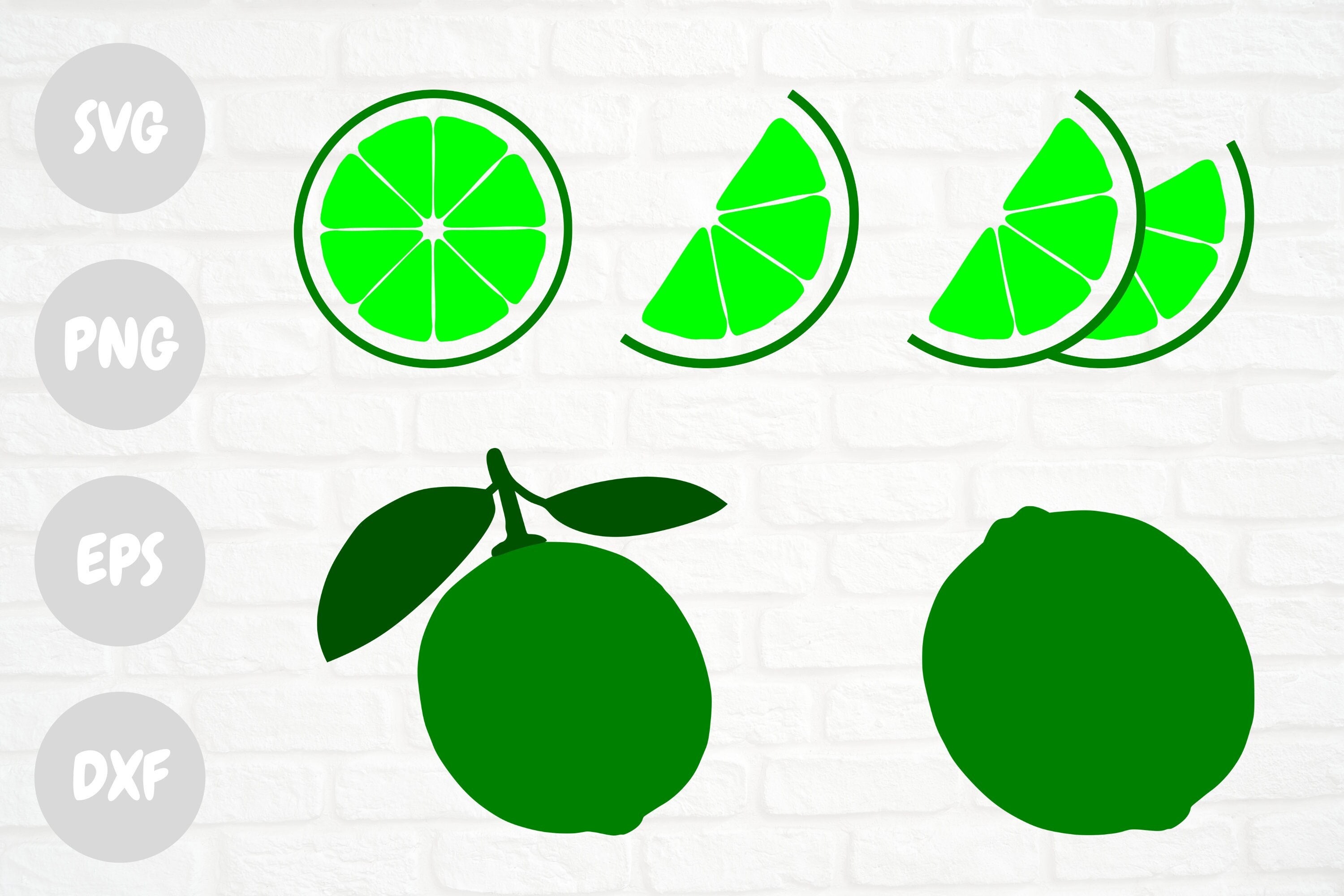 Lime SVG, DXF, PNG, Eps, Lime Slice Svg, Summer Svg, Instant Download, Cut File, Cricut ...