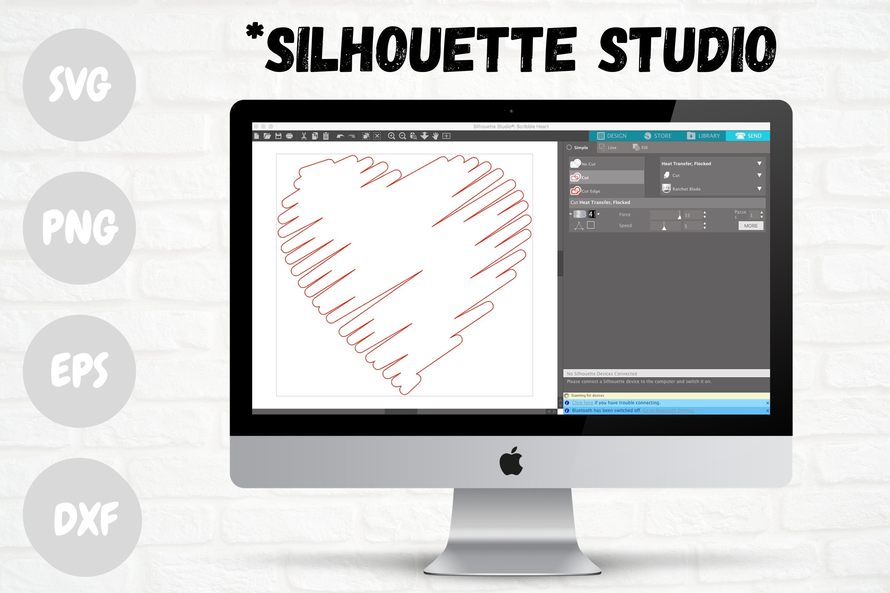 Scribble Heart SVG, PNG, DXF, Eps Valentines Day, Love Svg, Cut File ...