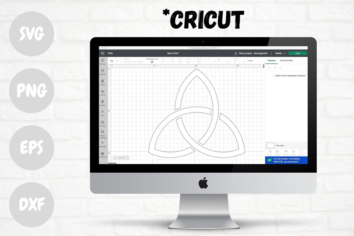 Celtic Knot Interlaced Triquetra SVG Celtic Knot Interlaced - Etsy