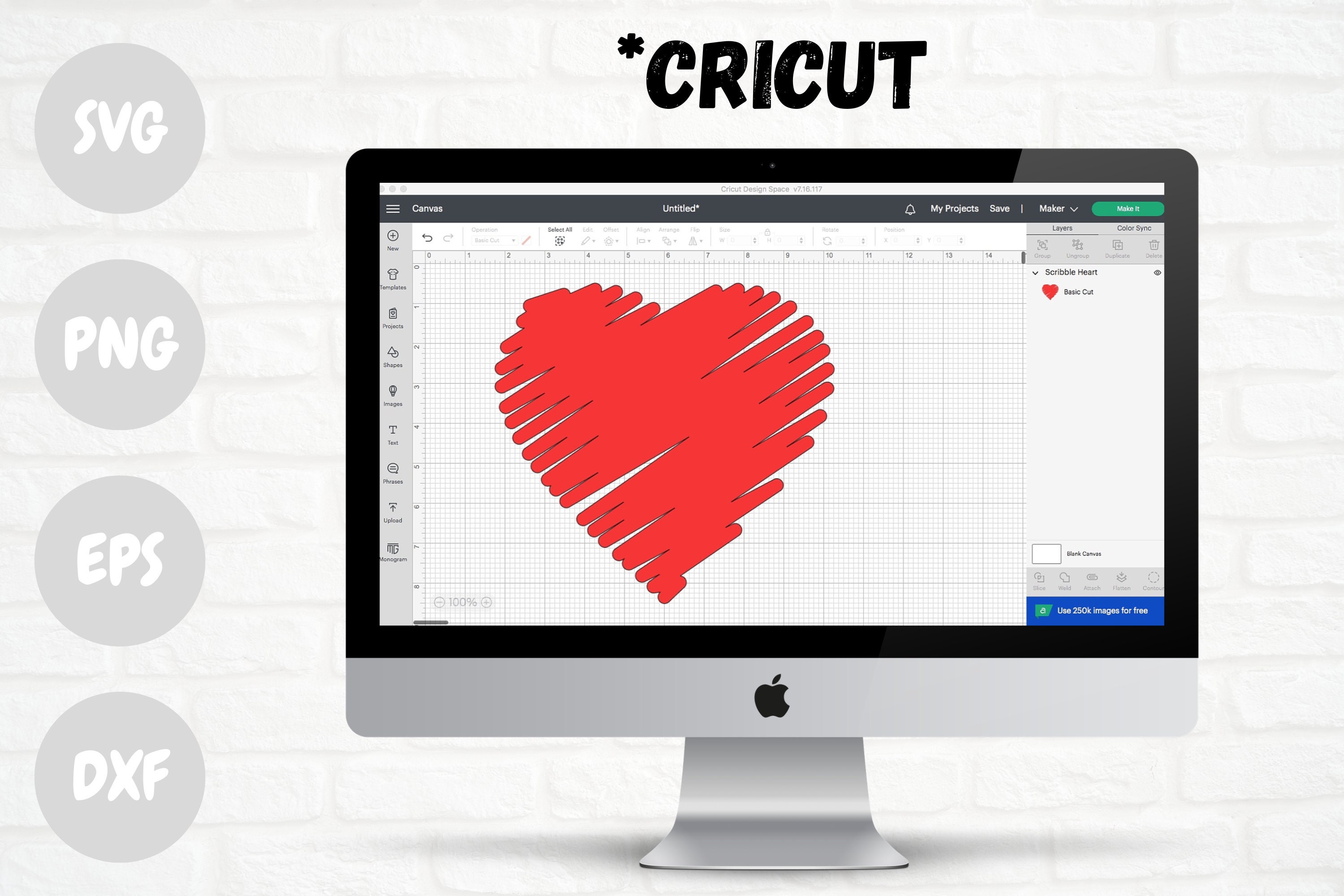 Scribble Heart SVG, PNG, DXF, Eps Valentines Day, Love Svg, Cut File ...