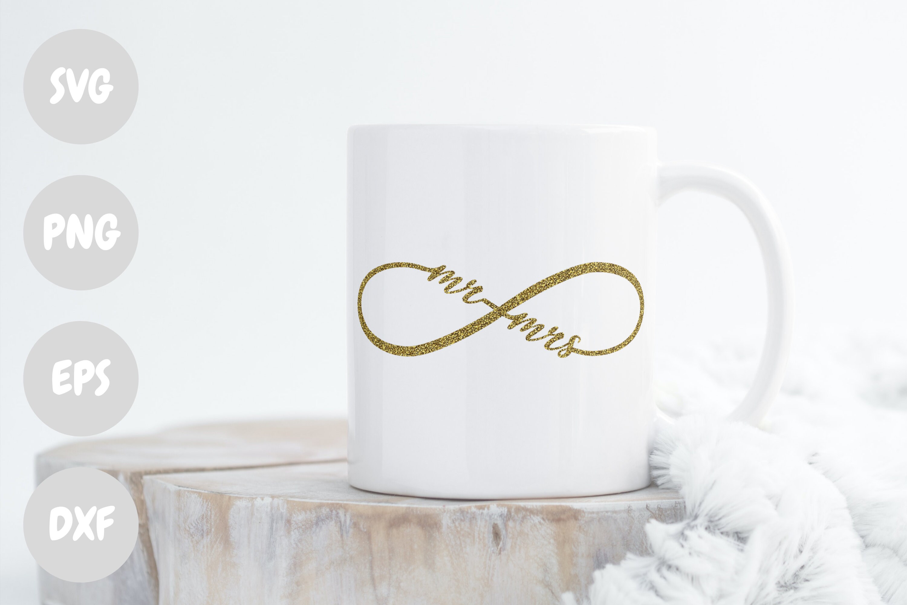 Mr Mrs Infinity Sign SVG, PNG, DXF, Eps, Customized Infinity Symbol ...