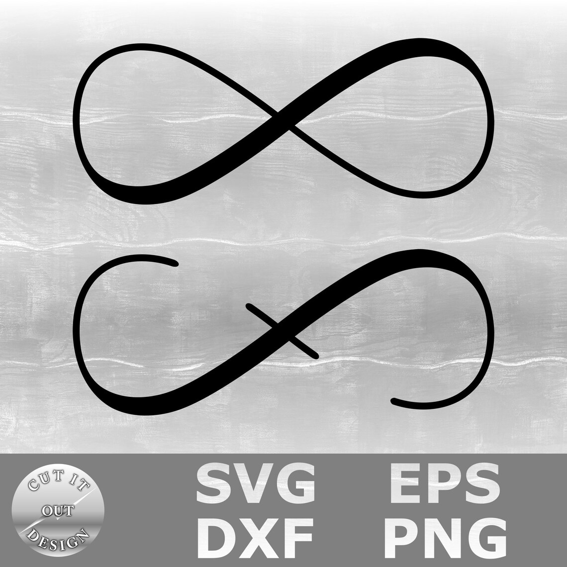 Infinity Symbol Svg Cut File For Silhouette And Cricut Etsy