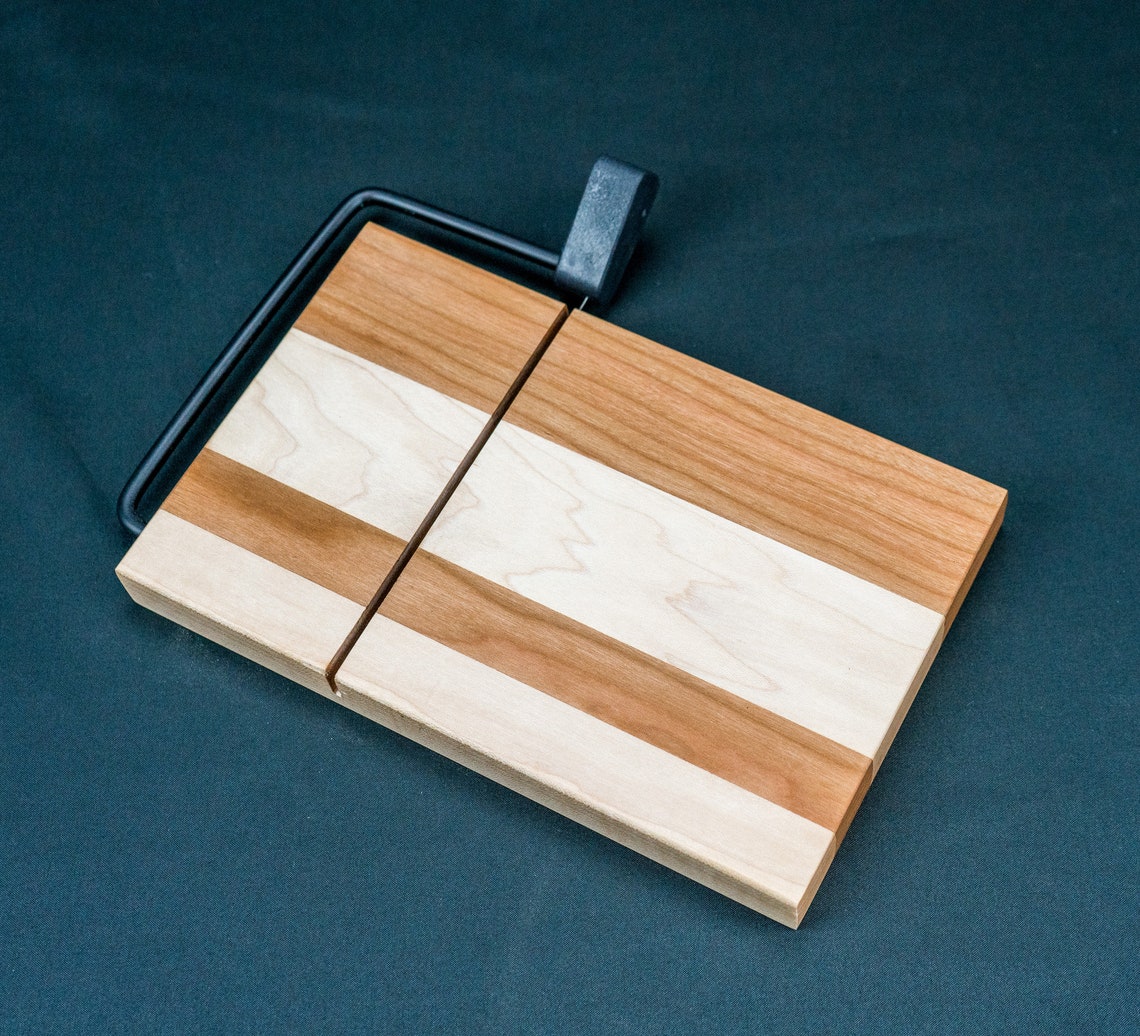Large Custom Maple and Cherry Cheese Slicer - Etsy