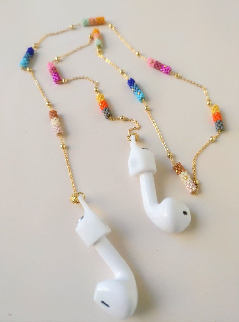 Airpods Chain, AirPod Holder, Airpods Strap, Bluetooth Earphone Cords ...
