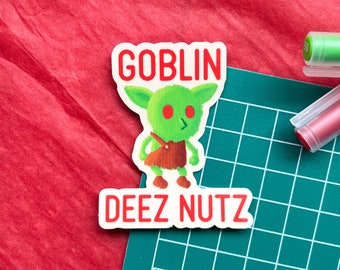 Just Deez Nuts Sticker, Funny Wire Nut Electrician Sticker for Toolbox ...