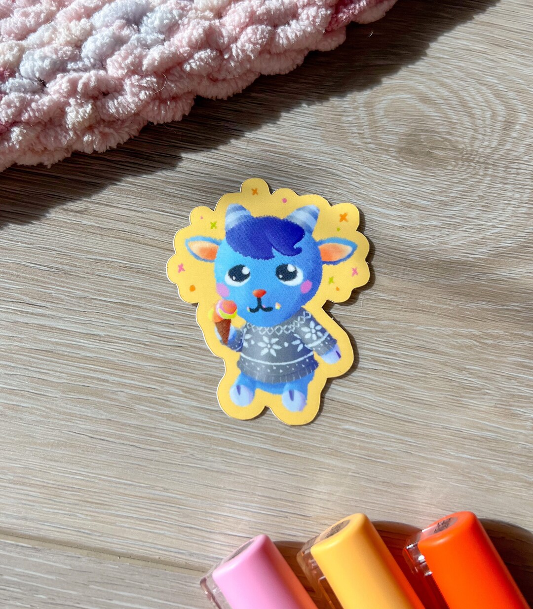 Sherb Ice Cream Waterproof Sticker - Etsy