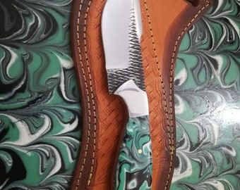 Custom Hand Made Full Tang Farrier Rasp Steel Cowboy Knife... - Etsy