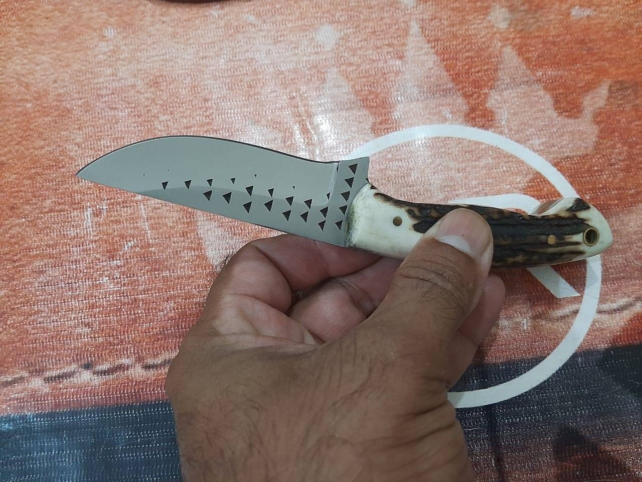 Custom Hand Made Full Tang Farrier Rasp Steel Cowboy Knife.... - Etsy