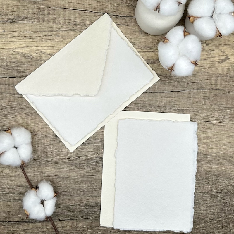 5x7 Deckled Edge Card - Etsy