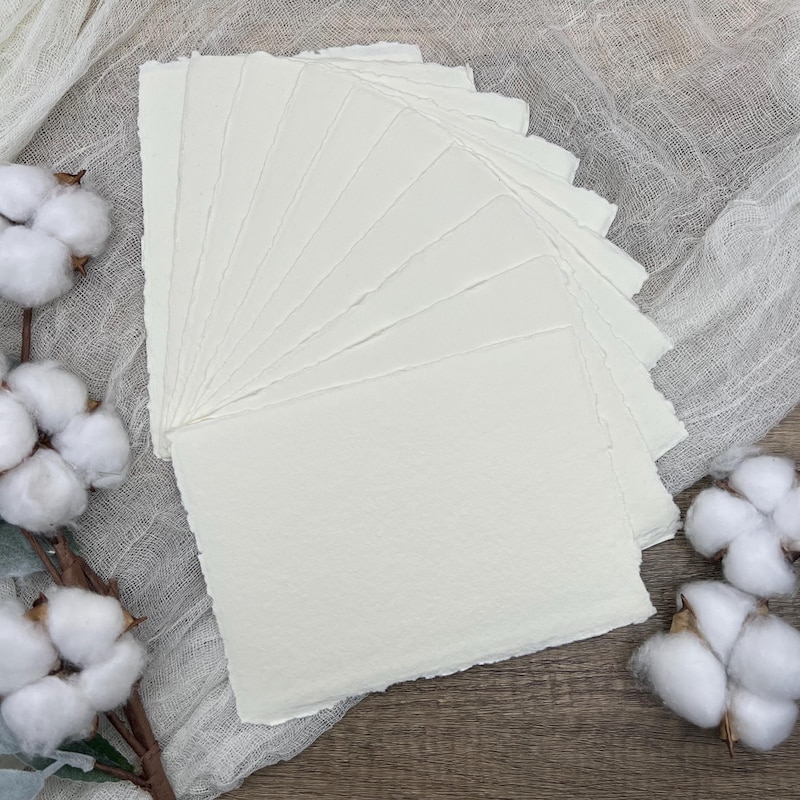 Cotton Rag Stationary - Etsy