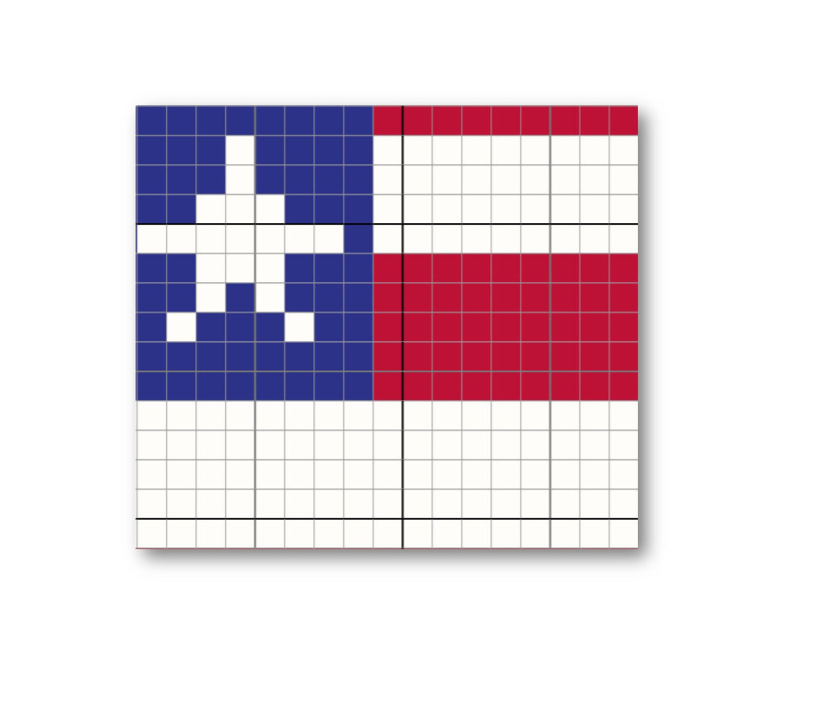 Heart Flag Cross Stitch Pattern American Flag Americana | Etsy