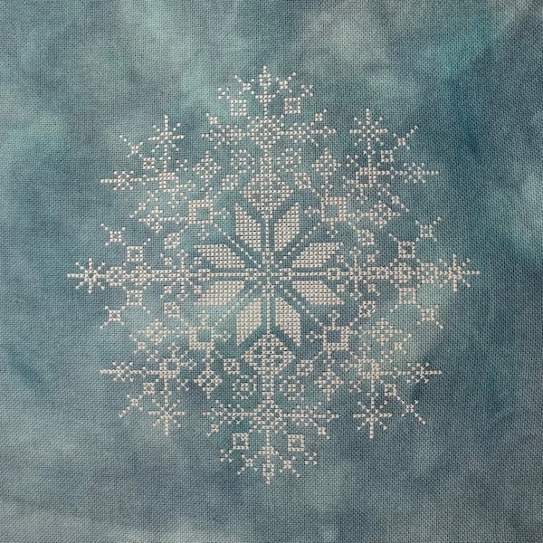 Snowflake Cross Stitch Pattern - Etsy