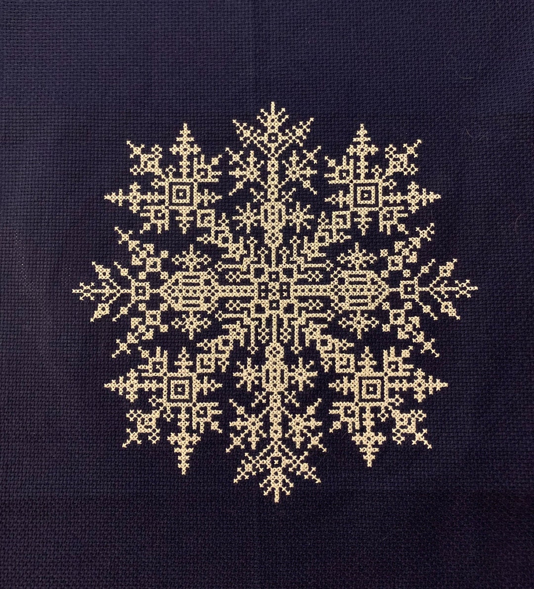 Winter Snowflake IV - Christmas Snow - Cross Stitch Pattern - Etsy