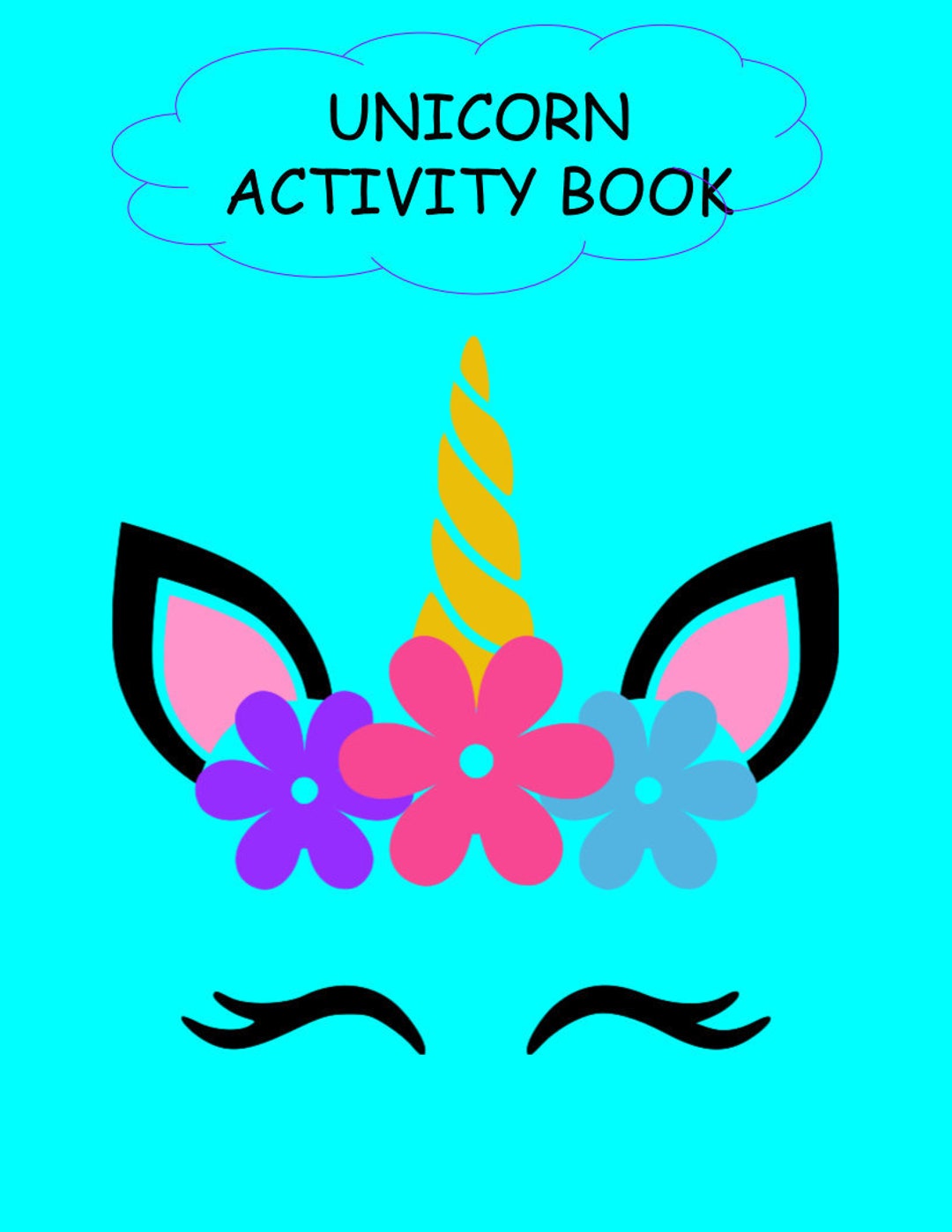 Unicorn Activity Book With Word Search Puzzles, & Mazes for Kids ...