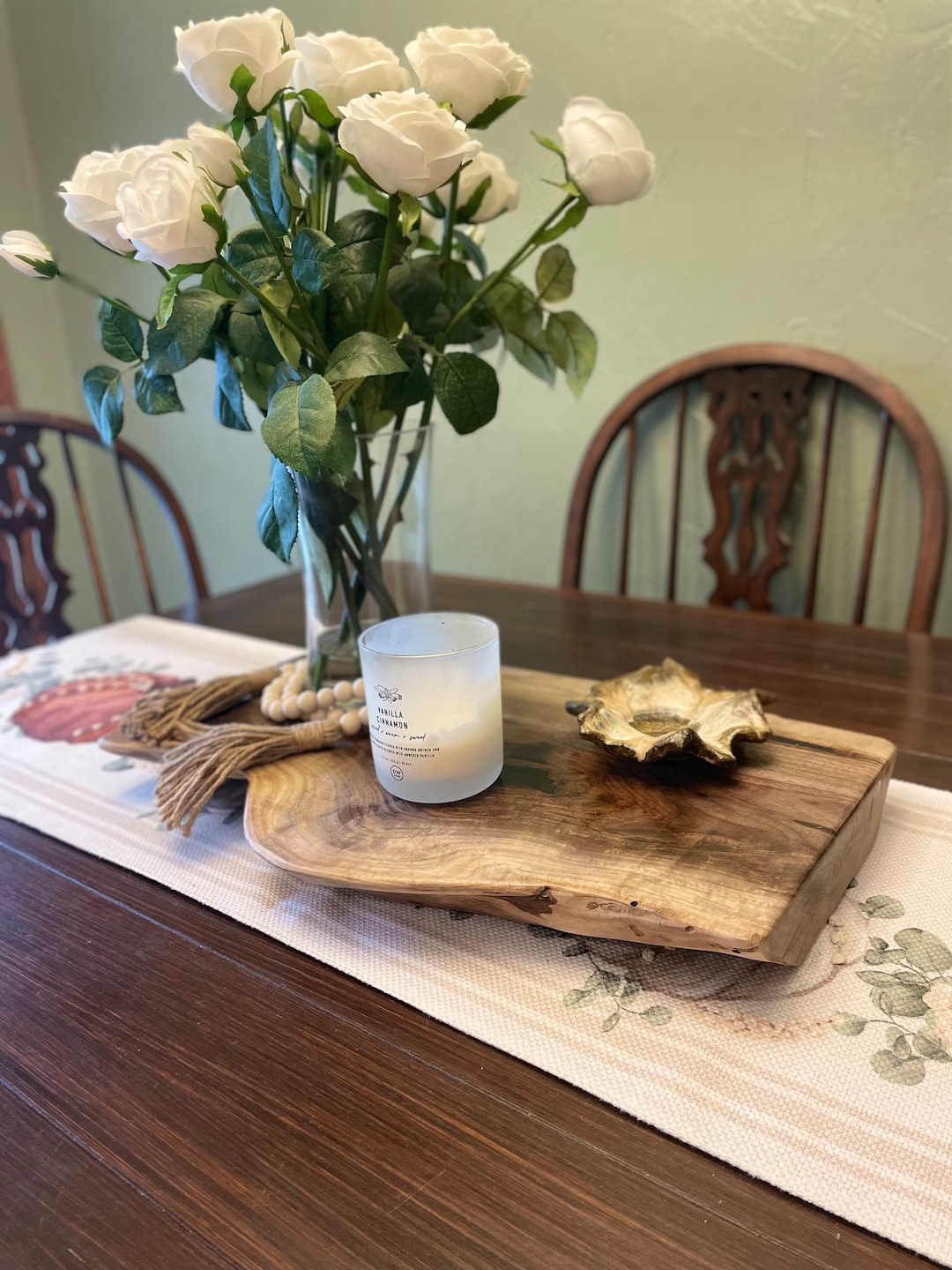 Walnut Centerpiece - Etsy