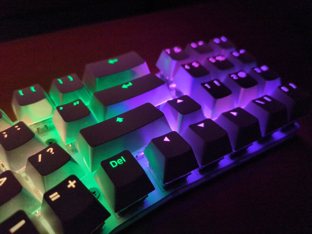 Qmk Mechanical RGB Keyboard Kit Dexergon64 Pcb 2 Pcbs. One for Bottom ...