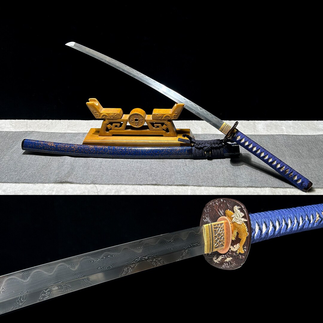 Handicraft Collection, Damascus Steel Special Quenching, Burning Blade ...