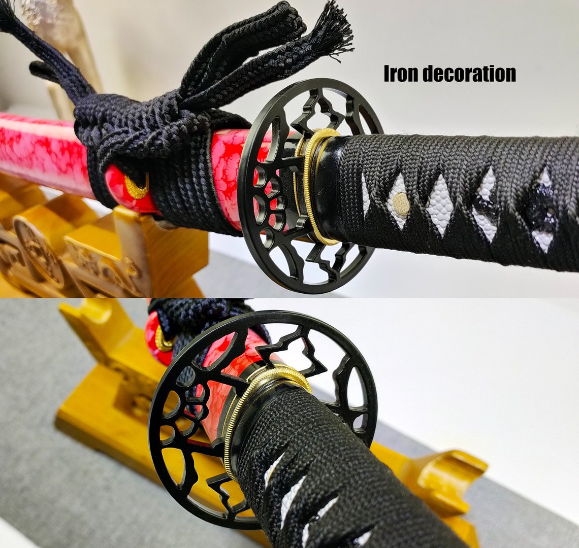 Purple blade Handmade katana real katana sharpenedsamurai | Etsy