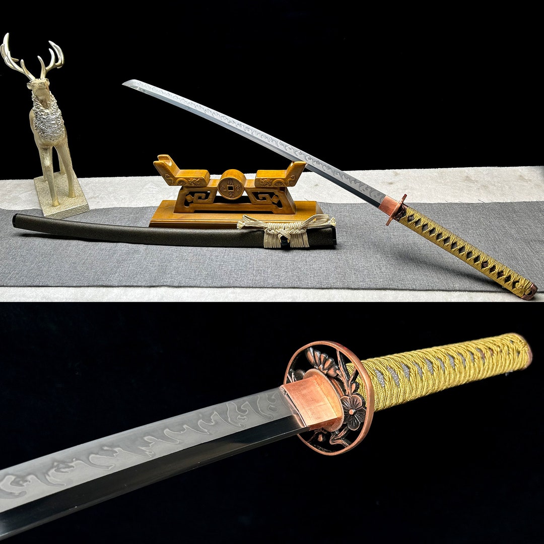 Handicraft Collection，handmade Katana, T10 Special Clay Tempering ...