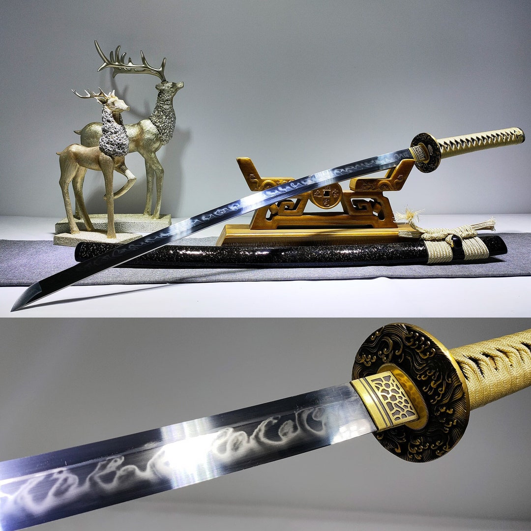 Handicraft Collection，burning Blade, T10 Special Clay Quenching ...