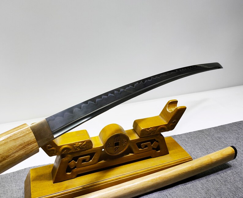 Hand-made 1095 Special Clay Quenching Burning Blade Samurai | Etsy