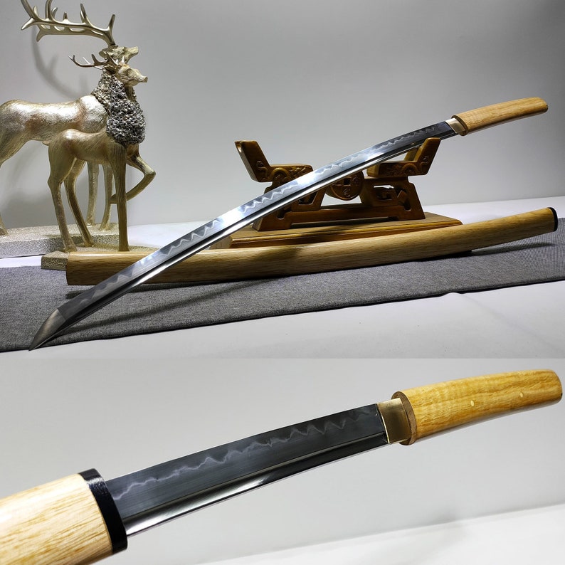 Hand-made 1095 Special Clay Quenching Burning Blade Samurai - Etsy