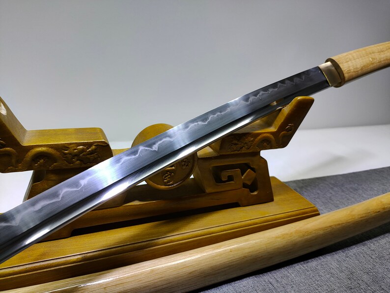 Hand-made 1095 Special Clay Quenching Burning Blade Samurai | Etsy