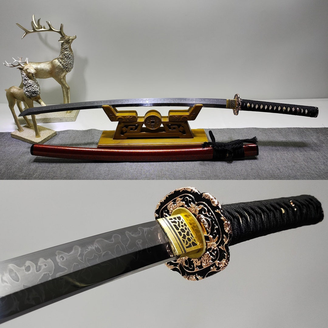 Handicraft Collection，burning Blade, Harmon Katana，special Clay Cloud ...