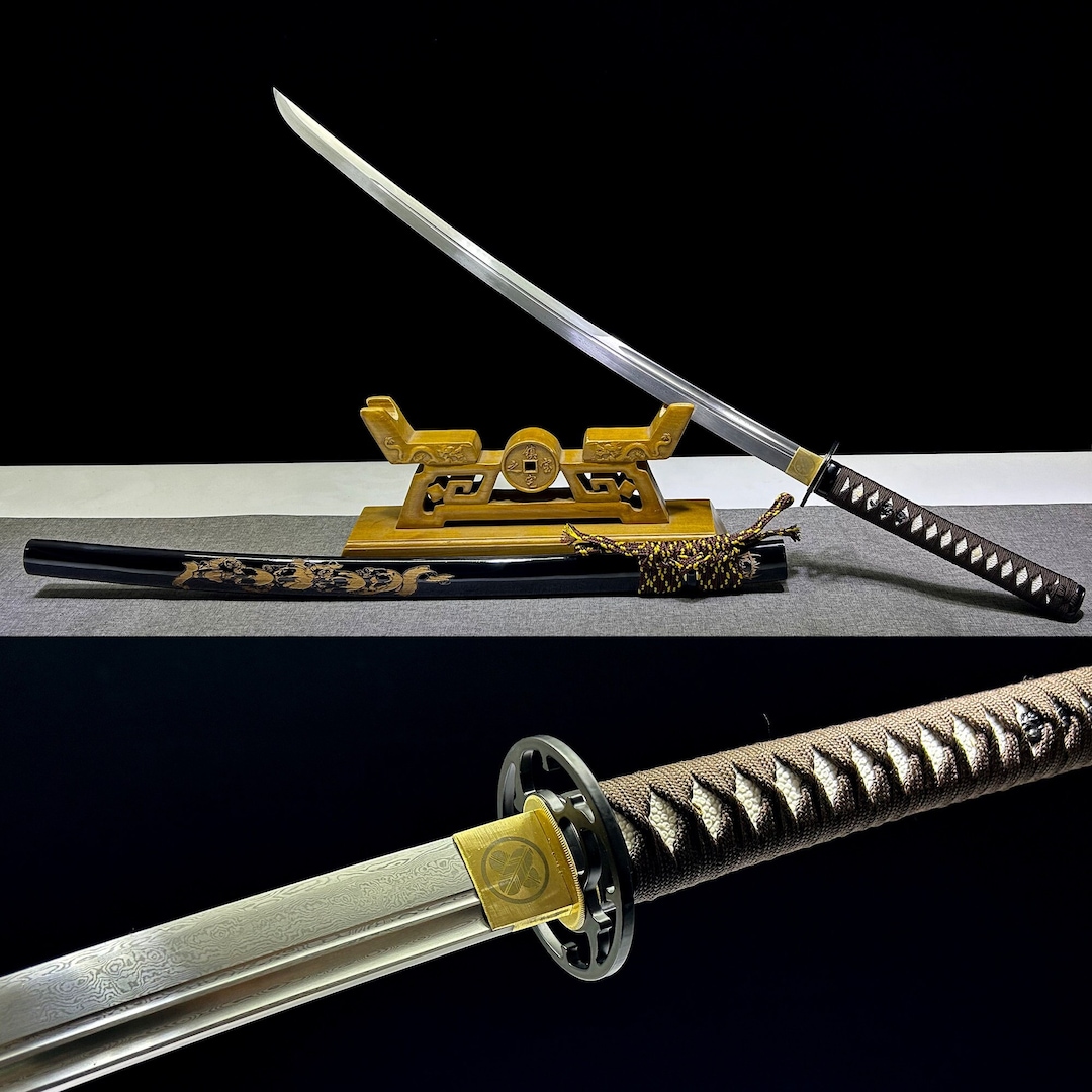 Handcrafted Katana Swords, Damascus Steel, Real Katana Swords, Japanese ...