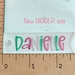 Silicone Bead Colorful Clear Acrylic Banner Personalized - Etsy