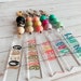 Silicone Bead Colorful Clear Acrylic Banner Personalized - Etsy