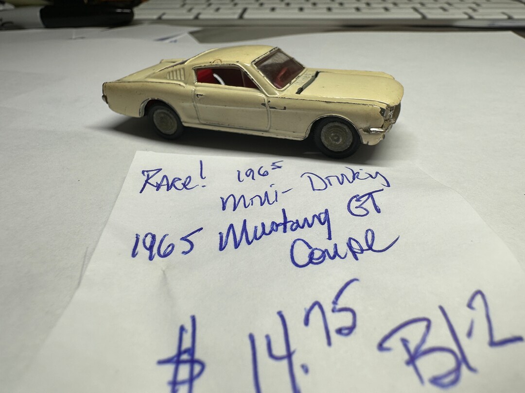 Rare 1965 Mustang GT Coupe. Mini-dinky. SALE 9.75 - Etsy