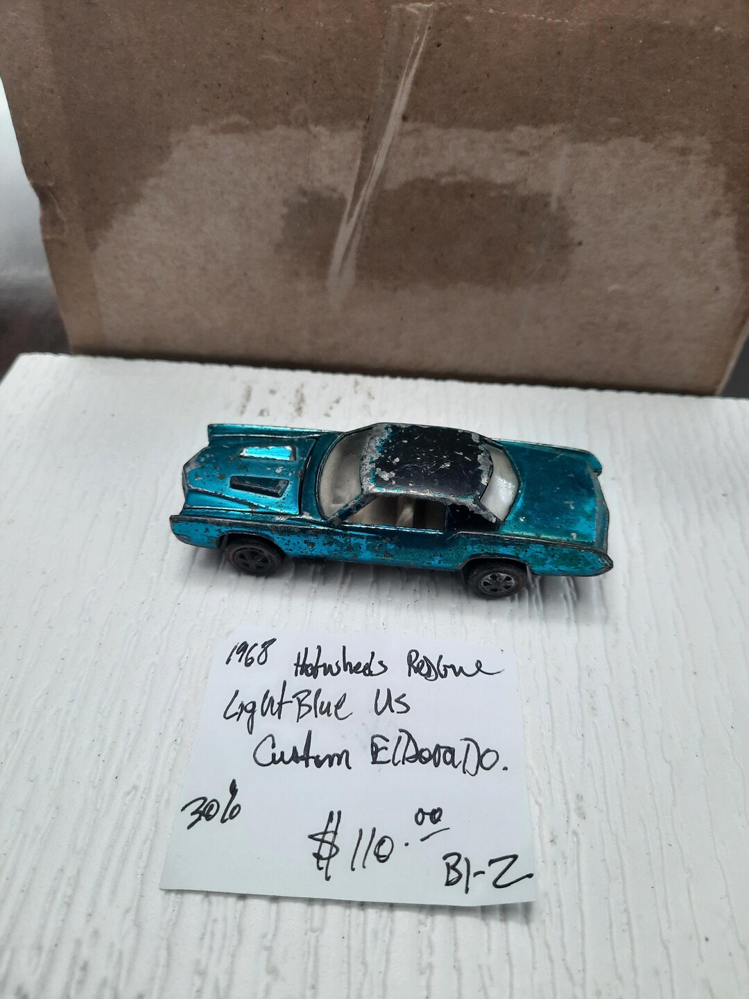1968 Hot Wheels Redline Light Blue US Custom El Dorado 30% - Etsy
