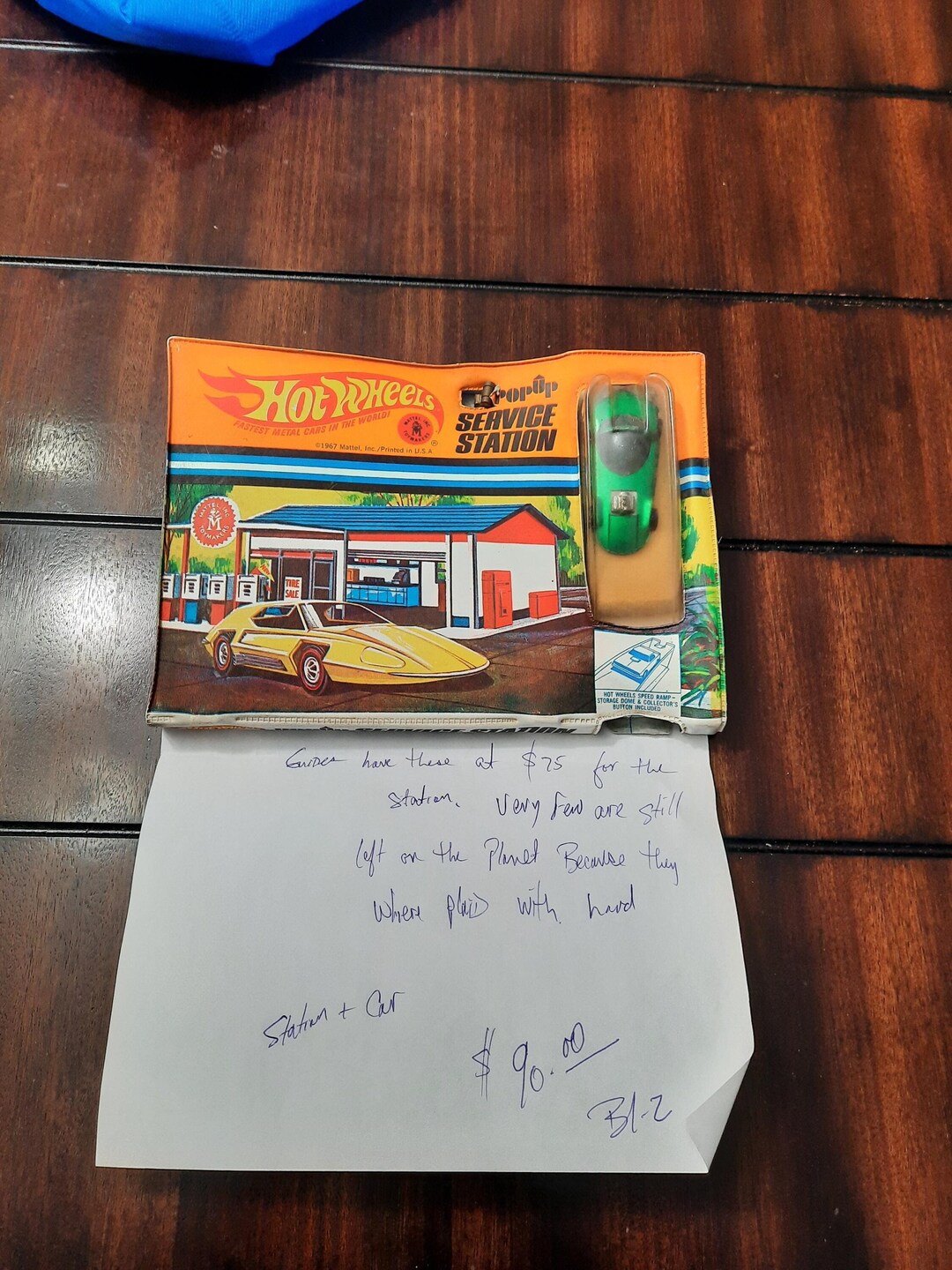 ULTRA RARE 1968 Hot Wheels Pop up Service Station W/ Green 68 ...