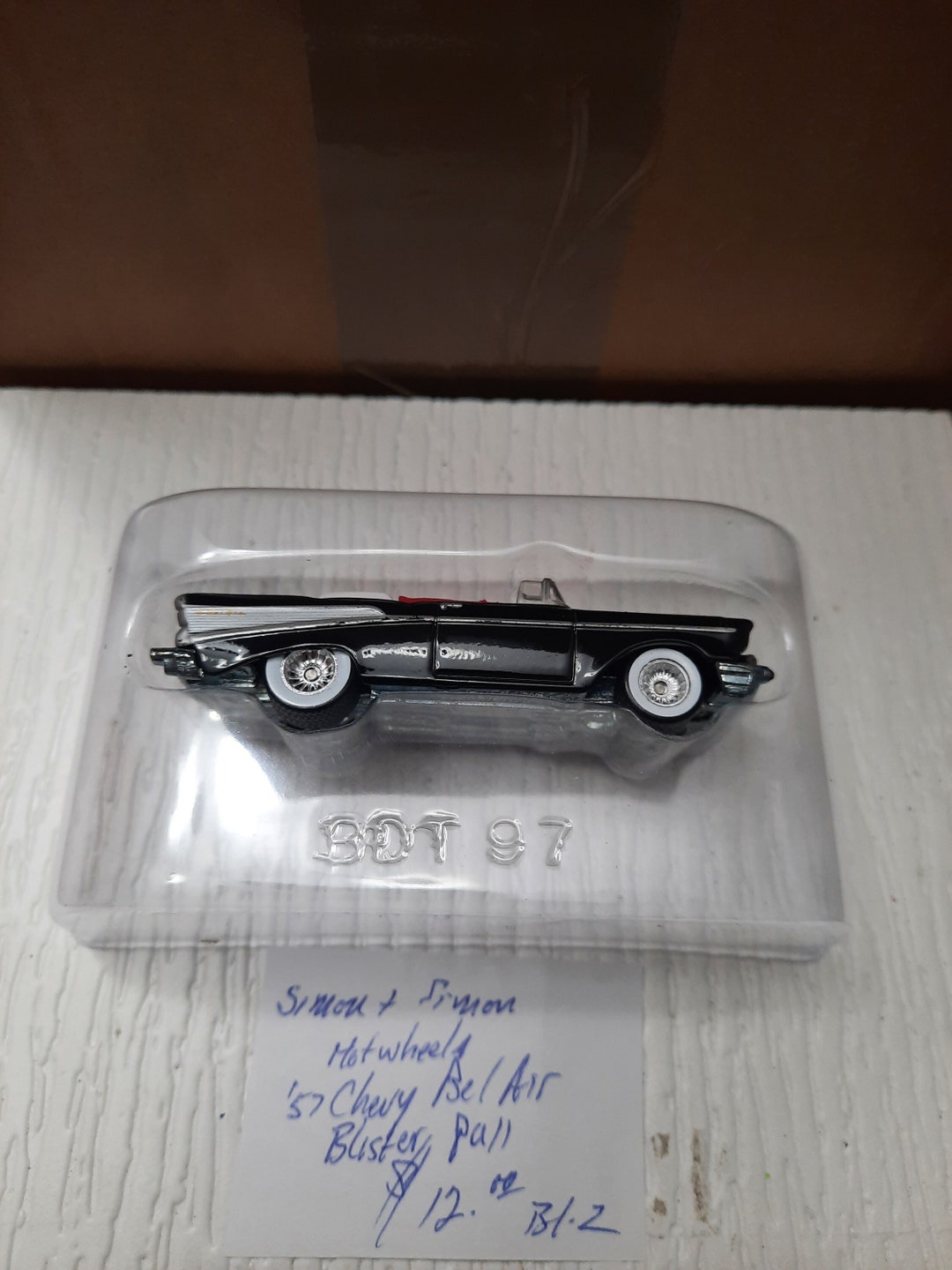 Simo Simon Hot Wheels '57 Chevy Bel Air Blister Pac - Etsy